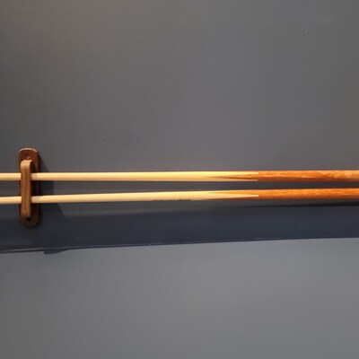 Oak Wall Mount Fishing Rod Rack - Etsy