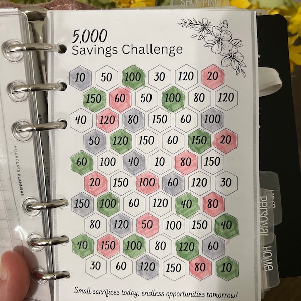 12 Month Savings Challenge Printable, Monthly Saving Challenge, Low ...