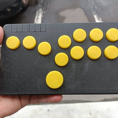 Large Hitbox Controller, Flatbox, Stickless Controller, Leverless Controller, Arcade Fighting ...
