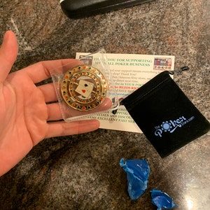 Aggressive Double Sided Heavy Poker Dealer Button NEW | Etsy