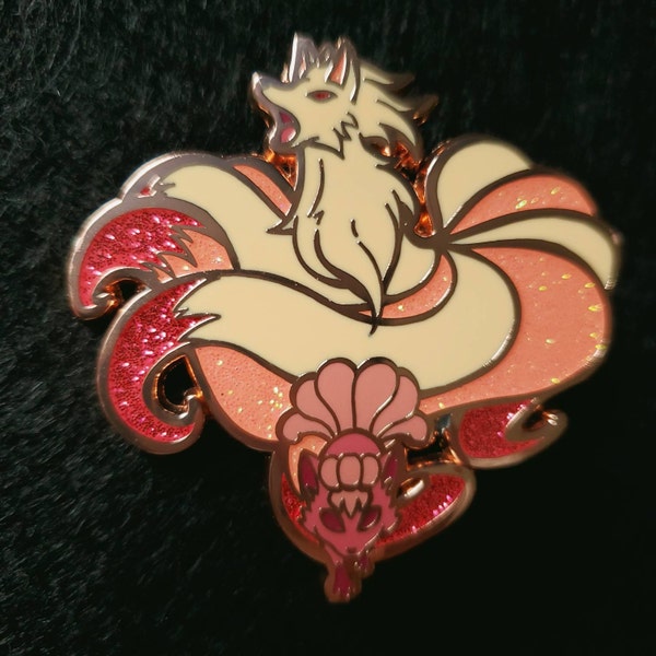 Ninetales & Vulpix Family Fire Pokémon Enamel Pin - Etsy