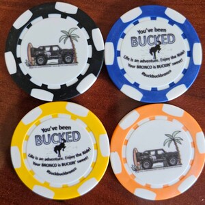Custom Poker Chips Your Image or Text Drink Chips Wedding Engagement ...