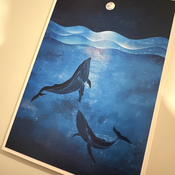 Wild Swimming Card, Sea Swimming Card, Ocean Swimming Card, Ocean Card ...