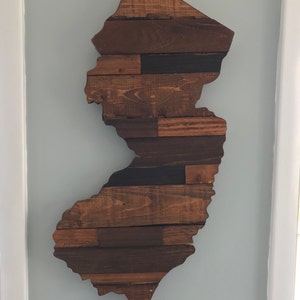 Rustic Wood State Cut Out, Large State Cutout, Wood State Outline ...