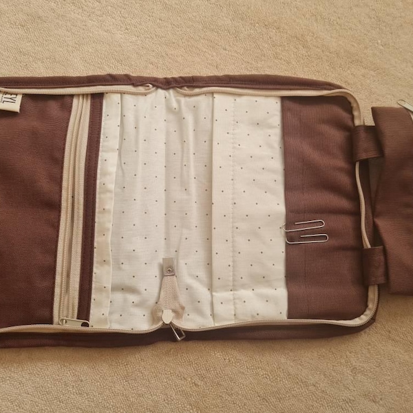 Custom Utility Pouch With Zipper, Canvas Planner Pouch for Journaling ...