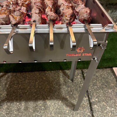 Large Heavy-duty STAINLESS Steel BBQ Grill / MANGAL 11 Ga 3mm - Etsy