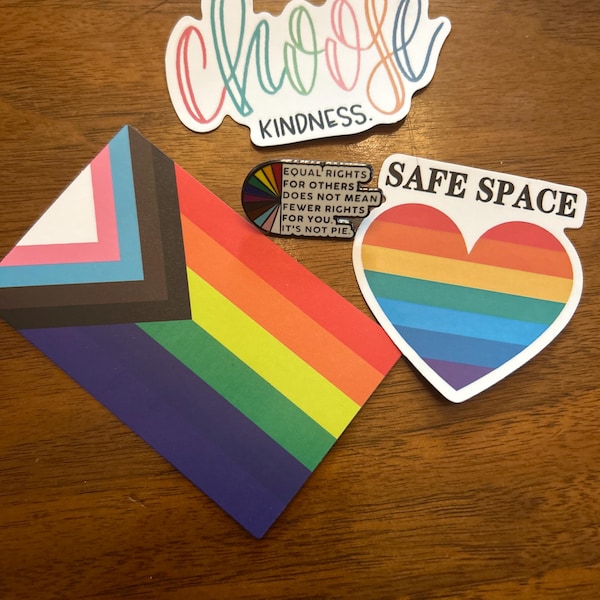 Equal Rights - LGBTQIA, BLM, Trans, Feminist, Pro Choice, Pin, Enamel ...