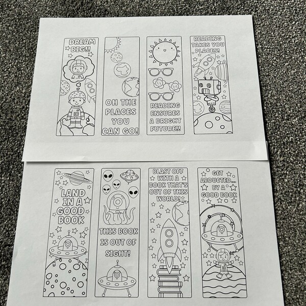 Fire Safety Printable, Fireman Party Favors, Bookmarks to Color ...