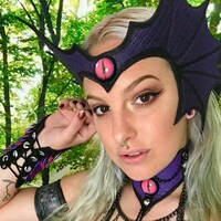 Demon Mohawk Headdress - Etsy