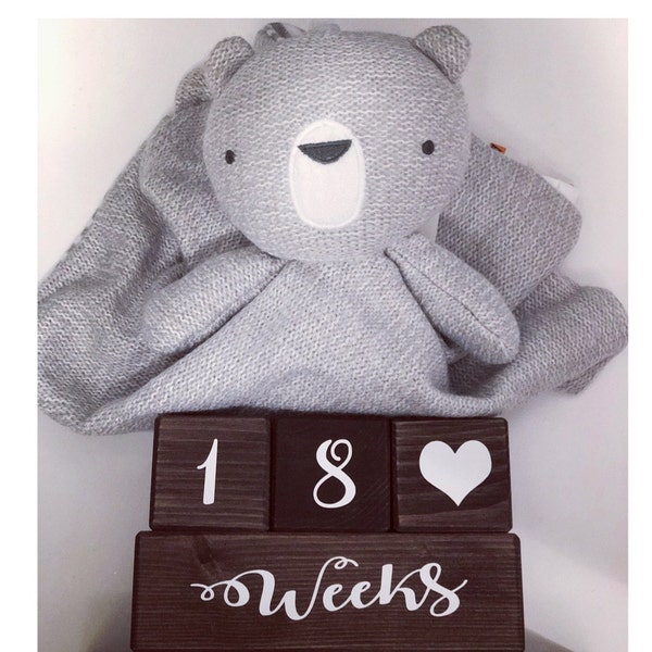Baby Countdown, Pregnancy Countdown Blocks, Days Until Baby ...