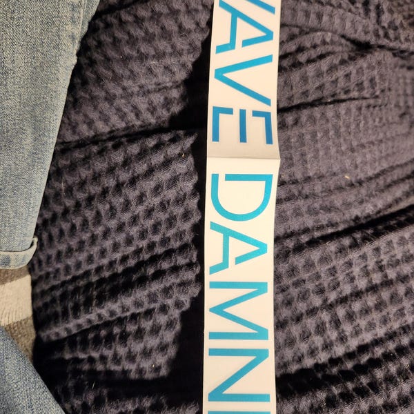 Wave Damnit Decal - Etsy