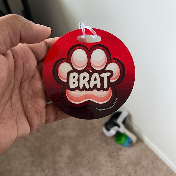 Consent Custom Fursuit Badge Tags | Custom Text Furry Badge Commission ...