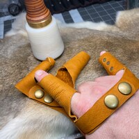 Hand Stitching Finger Guard PDF Pattern Leather Finger Protectors ...