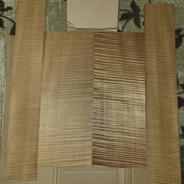 Curly Maple, Craft Wood, Thin Lumber, Scrap Wood, Arts & Crafts, Hobby ...