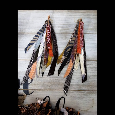 Mix HAIR on LEATHER Hide Scraps Mix of Different Colors / - Etsy