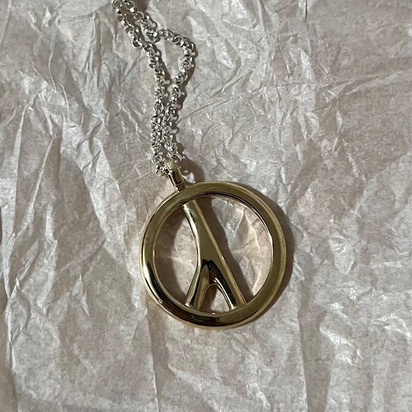 BROKEN PEACE SIGN Pendant - Etsy