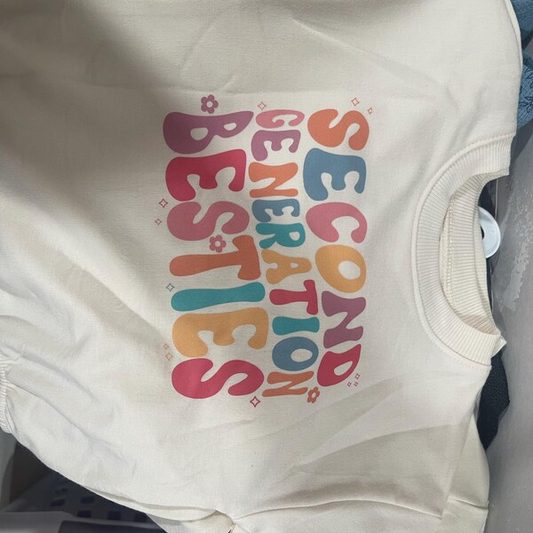 Second Generation Besties Romper, BFF Romper, Besties Like Our Moms ...