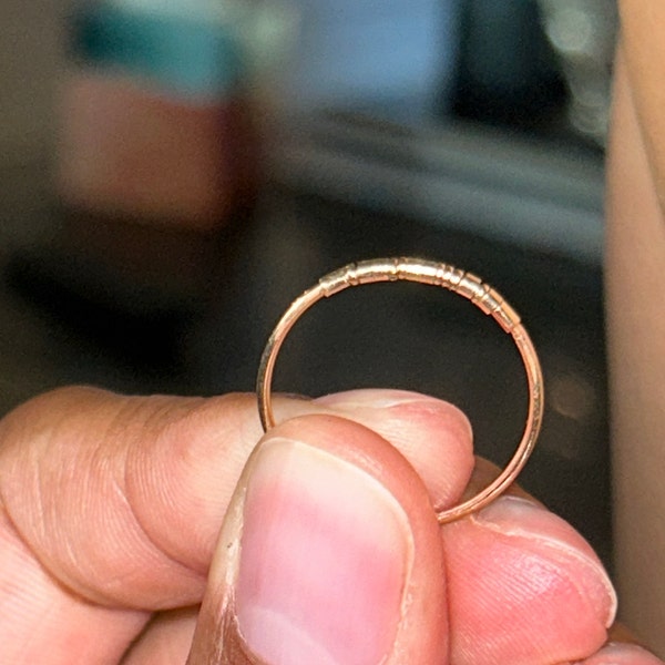 CUSTOM Morse Code Ring, Personalized Morse Code Ring, Any Word, Date ...