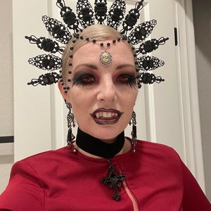 Wings Crown Vampire Crown Witch Pagan Headpiece - Etsy