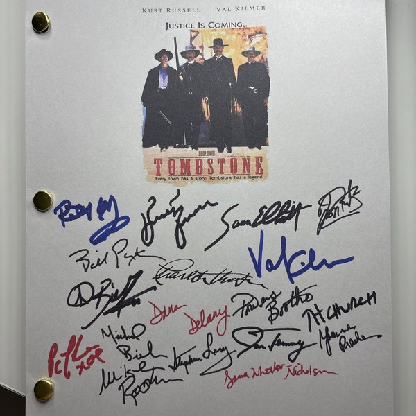 The Rookie Signed TV Pilot Script Screenplay X6 Autographs Nathan ...