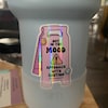 Not in the Mood Throwback Waterproof Sticker Decal/millennial 90s ...