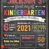 Chalkboard Back to School Sign, First Day or Last Day, Editable and ...