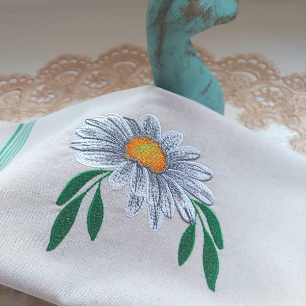 Daisy Embroidery Design - Floral Embroidery Pattern - Spring Flower ...