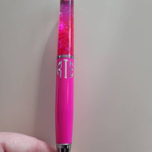 Custom Floating Glitter Fat Pens you Pick Colors - Etsy