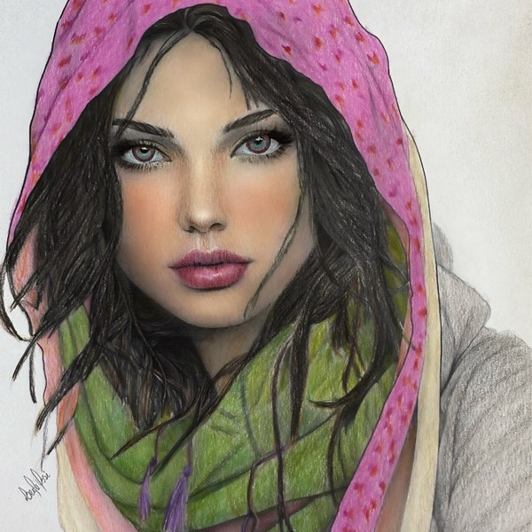 Deep Gaze - Premium Adult Coloring Pages - 3 Digital Printable Instant ...