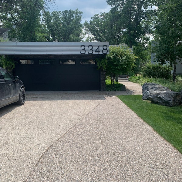 18 Inch Modern House Numbers Letters - Etsy