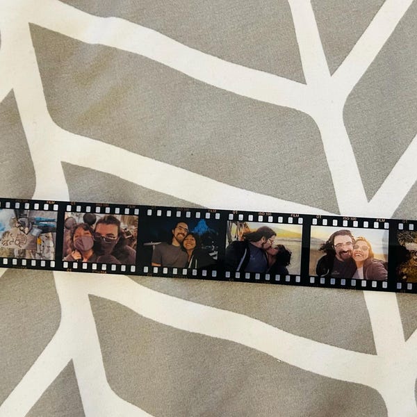 Memory Film Keychain 1-10 Photos - Personalized Camera Roll Gift ...