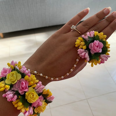Golden Color Indian Bridal Handmade Jewelry Lovely Color Silk Thread ...