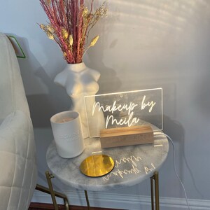 Personalised LED Name Sign. Custom Engraved Light up Name - Etsy