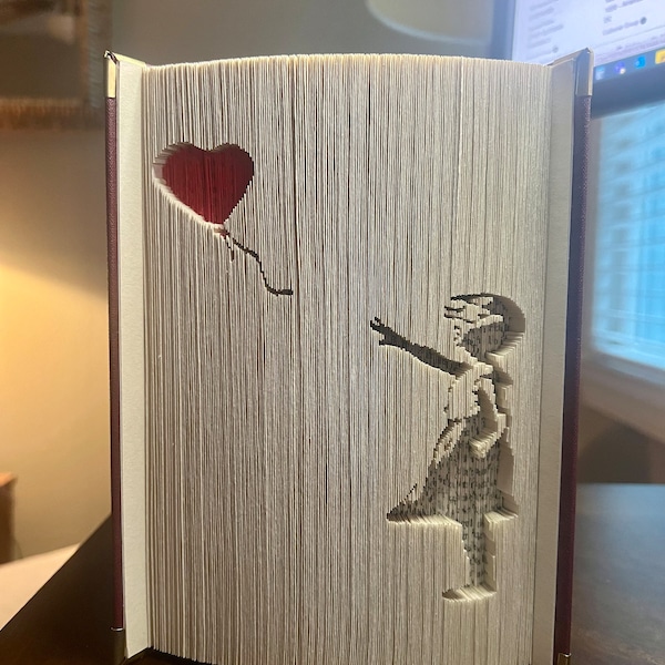 Angel Wing Book Folding Pattern, Angel Wing Gift Pattern, Personalized ...