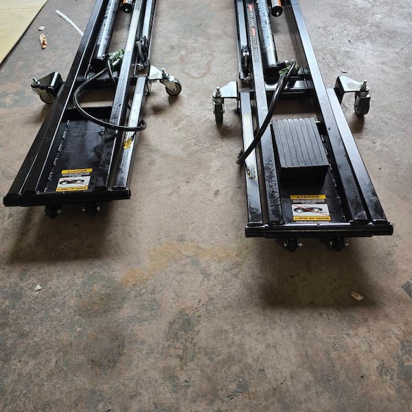 Ez-slide™ Quickjack Caster Wheel Kit! Heavy Duty 8ga Powdercoated Steel! Made in USA - Etsy