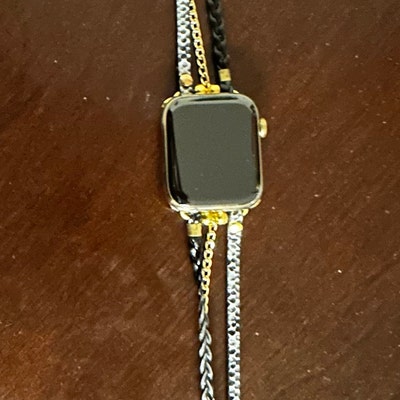 Garmin Venu Watch Band Snake Skin Gold Chain Bracelet for Garmin Venu ...