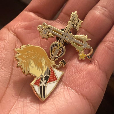 Kingdom Hearts Roxas Keyblade Hard Enamel Pin - Etsy