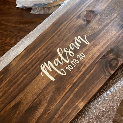 Sale Alternative Guest Book // Wood Guest Board // Wedding Sign in ...