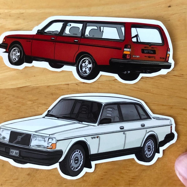 Volvo 240 Wagon Sticker - Etsy