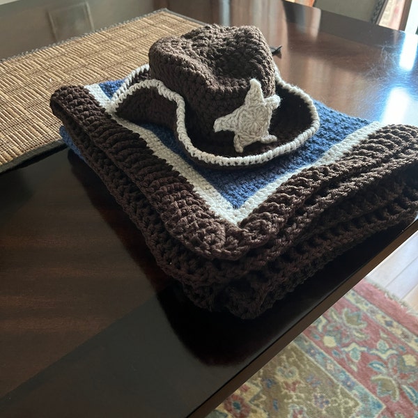 Crochet Baby Cowboy Outfit Pattern, Newborn to 3 Months (PDF Pattern ...