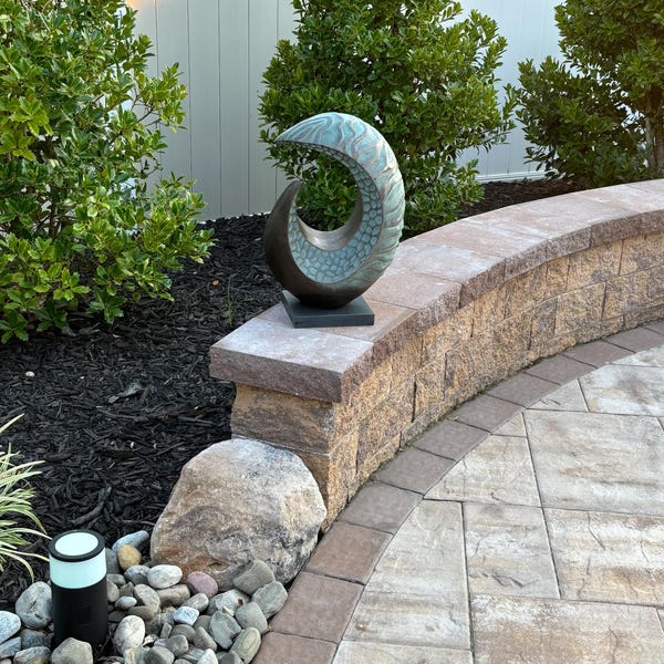 Large Contemporary Garden Sculpture, Modern Garden Statue, Abstract ...