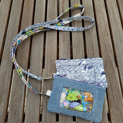 Piper ID Holder Pdf Sewing Pattern includes Svgs, Diy Badge Holder ...