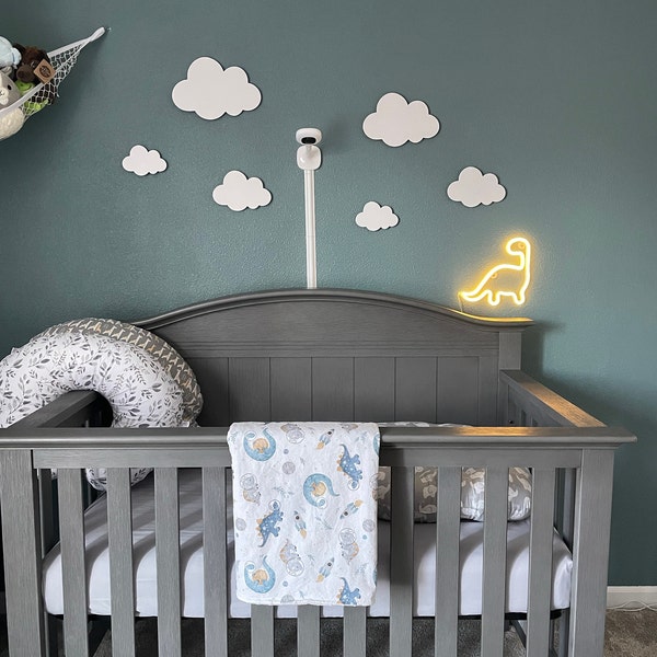 Girl Dinosaur Crib Bedding Set, Dino Baby Girl Crib Bedding Set, Baby ...