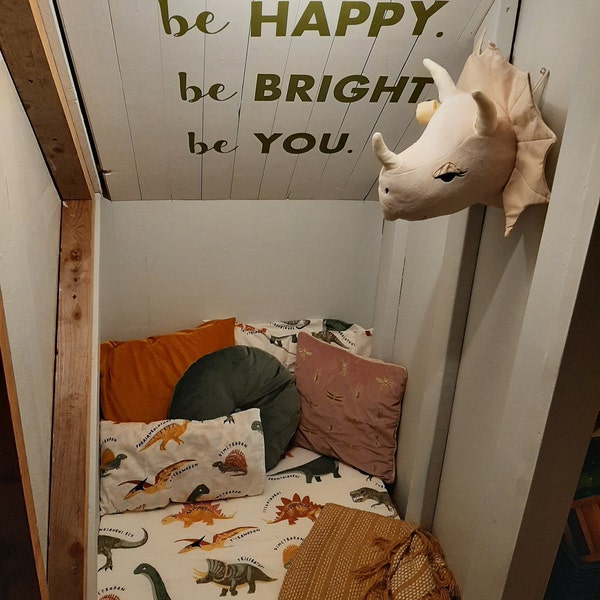 Vinyl Wall Decal- Be Happy Be Bright Be You-inspirational Wall Quotes ...