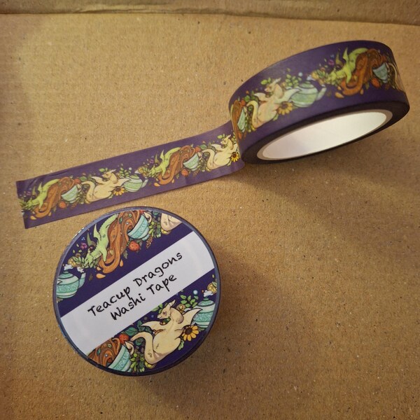 Fey Dragons Washi Tape Fantasy Washi Tape Washi Tape, Planer und ...