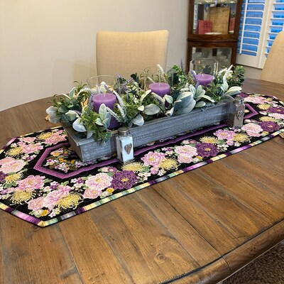 Batik Bed Runner Quilted Bed Runner Handmade Quilts for - Etsy