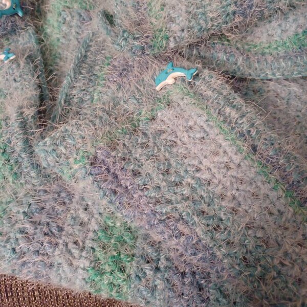 Dolphin Buttons by Dill / Ocean Creature Sew Through Embellishments ...