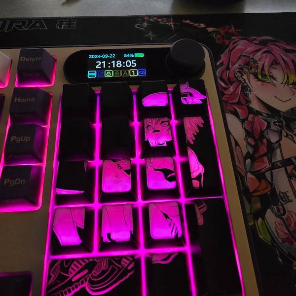 Custom Persona 5 Anime Theme Programmable Cherry MX RGB Mechanical ...