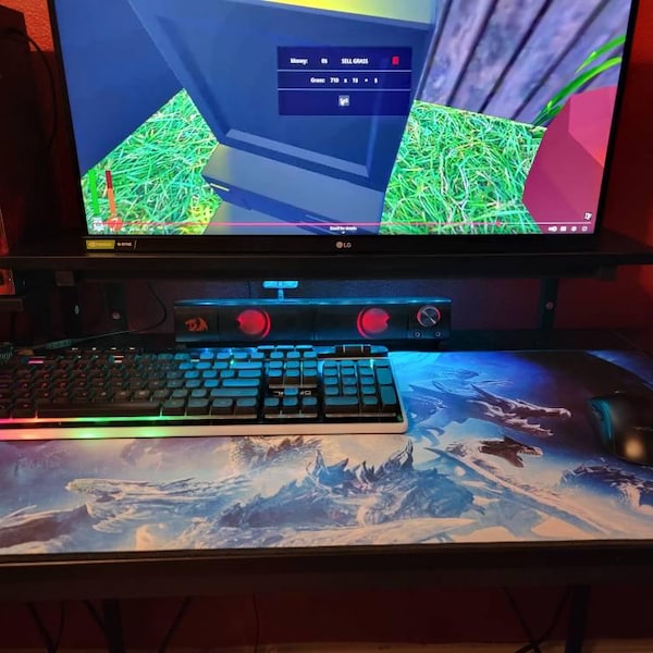 Strange Planet Desk Mat, Astronaut Desk Mat, Futuristic Spaceship Mouse ...