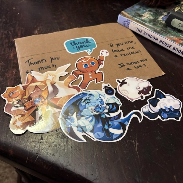Cookie Run Kingdom Stickers Premium Waterproof Ancient Cookies ...